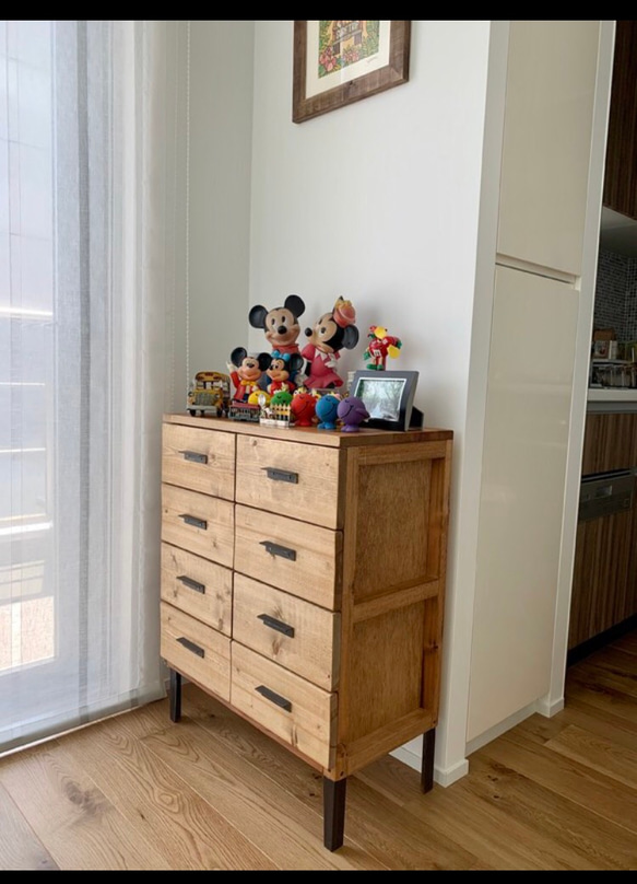 オリジナル ,8drawer,チェスト,北欧,鉄脚,アイアン取っ手,無垢.お家カフェ.お洒落カフェ チェスト・キャビネット kozue 通販 ...