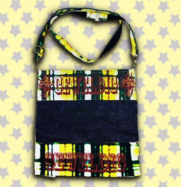 2フェイス：チェック柄ポシェットL ポシェット LR 通販｜Creema(クリーマ) 2027800